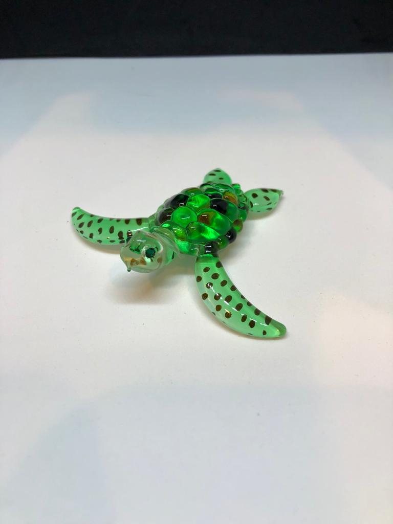 Glass Baron Sea Turtle Small Collectible Figurine – Crystal Creations